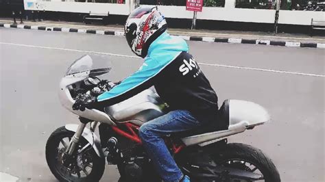 Testride Benelli Tnt Caferacer Custom Youtube