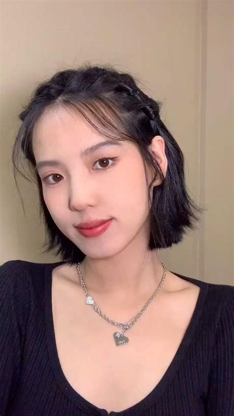 Cute Short Hair With Bangs Korean Style Bixie With Bangs Fall