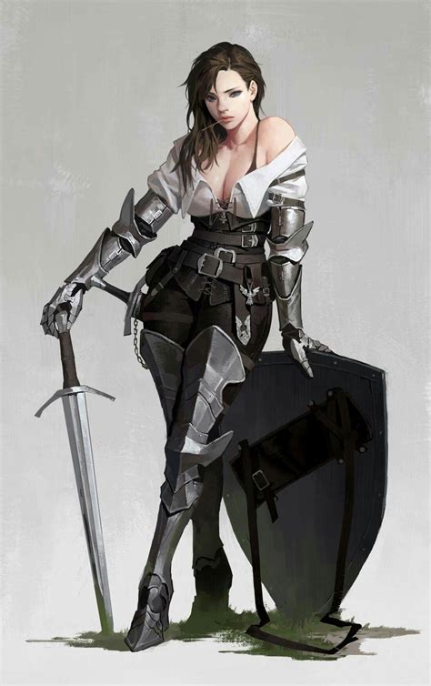 Pin By Ben Draisma On Fantasy Art Female Knight Character Design