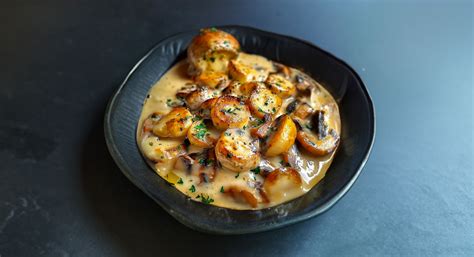 Blanquette De Saint Jacques Aux Champignons Cuisine