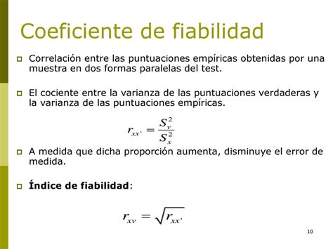 Tema 9 Fiabilidad De Las Puntuaciones Ppt Descargar