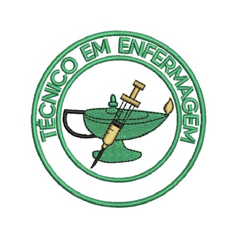 Kit 5 Matriz de Bordado Técnico em Enfermagem Elo7