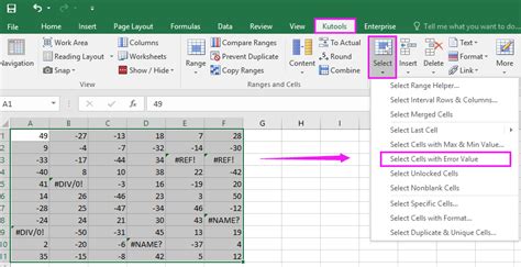 How To Count The Number Of Error Cells Non Error Cells In Excel