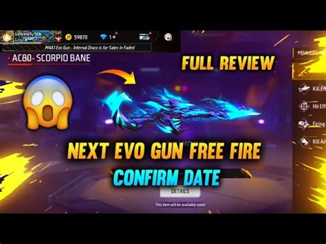 Next Evo Gun Free Fire Full Review Confirm Date Mystery Shop