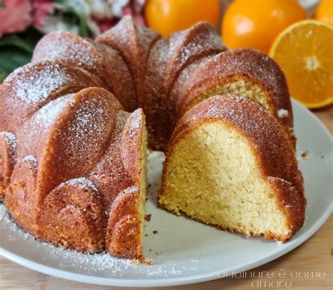 CIAMBELLA TRIONFO ALLARANCIA dolce soffice senza burro Cucinare è
