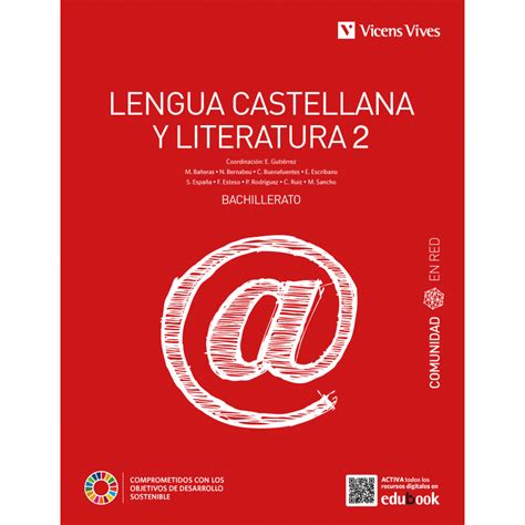 Lengua Castellana Y Literatura 2 Comunidad En Red