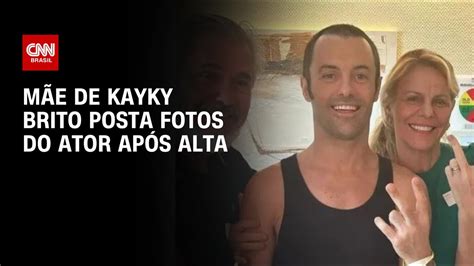 M E De Kayky Brito Posta Fotos Do Ator Ap S Alta Agora Tarde Youtube