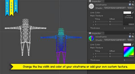 UCLA Game Lab Unity Wireframe Shader