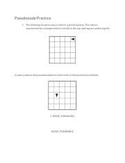Pseudocode Practice Docx Leonardo Sanchez The Following
