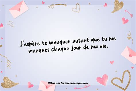 Messages Pour Dire Tu Me Manques Mon Amour