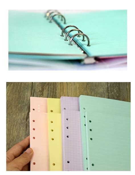 Feuillet mobile Carnet à feuilles mobiles 40 feuilles de papier