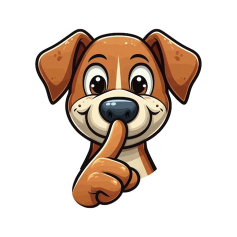 Un Perro De Dibujos Animados Vector Premium Generado Con IA
