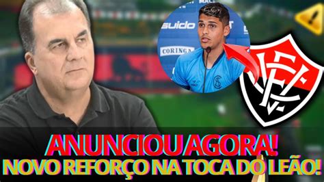ACABA DE ACONTECER SAIU ACORDO ELE FECHOU O VITÓRIA ÚLTIMAS