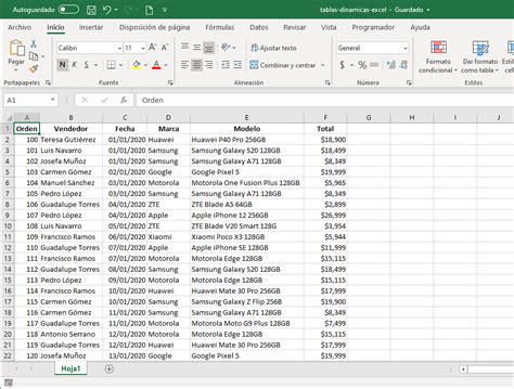 Cómo crear una tabla dinámica en Excel Excel Total