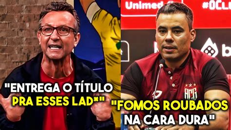 EITA Craque Neto DETONA ARBITRAGEM E Manda Recado PARA O FLAMENGO E