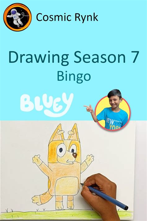 How To Draw Bingo From Bluey Step By Step Easy Drawing Tutorial