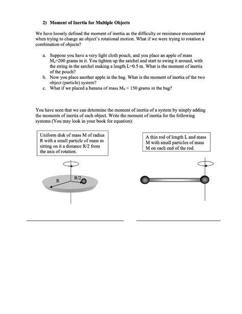 solved lab 8 assignment moment of inertia 1 moment of