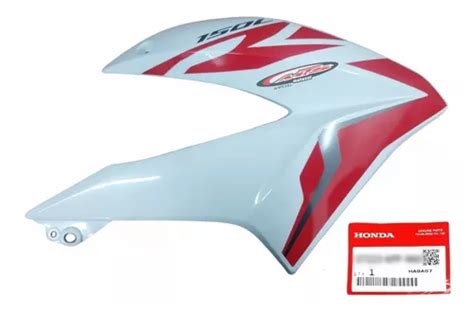Cacha Aleta De Tanque Original Honda Xr Blanca Moto Sur
