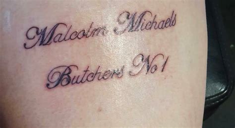 Mamma Di Due Bambini Si Tatua Il Nome Della Macelleria Di Fiducia Il