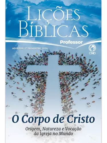 Revista Ebd Professor Adulto Lições Biblicas Cpad MercadoLivre