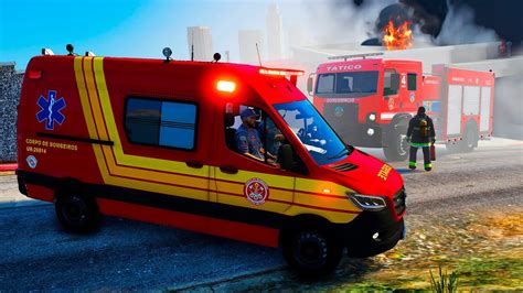DESLOCAMENTO E RESGATE INCÊNDIO GTA 5 EMERGÊNCIA YouTube