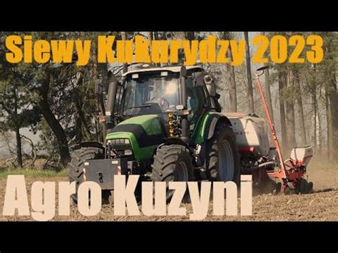Siewy Kukurydzy 2023 Z Agro KuzynemDeutz Kuhn w Akcji Agro Marszał