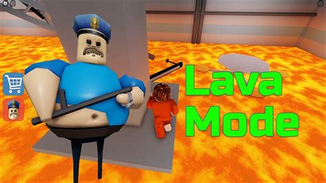 Roblox Barry Prison Run Obby HARD MODE LAVA MODE Gameplay Walkthrough