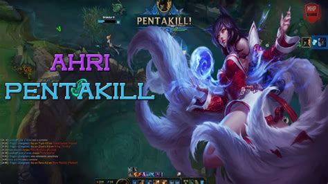 Ahri 1v5 Pentakill Montage 2017 LOL MHP GAMING YouTube