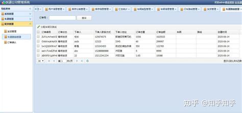 ssm物流配送管理系统 知乎