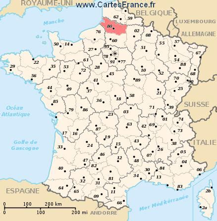 Map Of Somme France Rhea Velvet