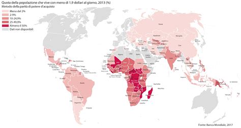 La povertà economica percentuale povertà nel mondo 2017 Mondopoli