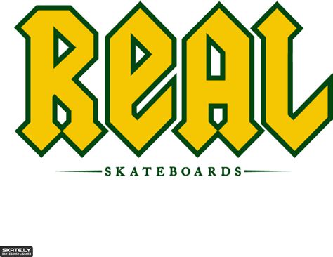 Real Skateboards Real Skate Logo 800x800 Png Clipart Download