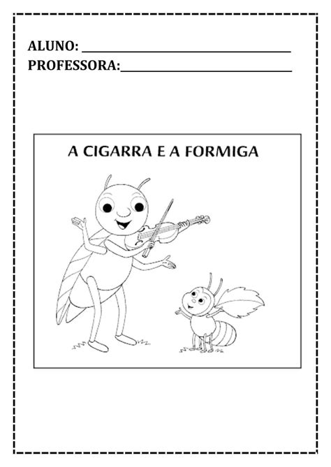 Blog Educa O E Transforma O F Bula A Cigarra E A Formiga Sarah