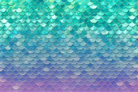 Mermaid Scales Digital Paper Graphic By Fstock Creative Fabrica