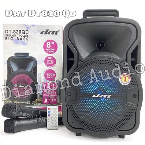 Jual Speaker Portable Dat Dt820 Qd 8 Inch Usb Bluetooth Original Dt 820