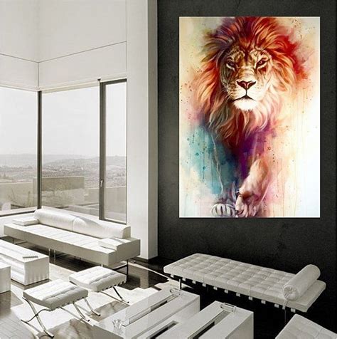 Quadro Le O De Jud Grande Eis Aqui O Le O Da Tribo De Jud A Raiz De