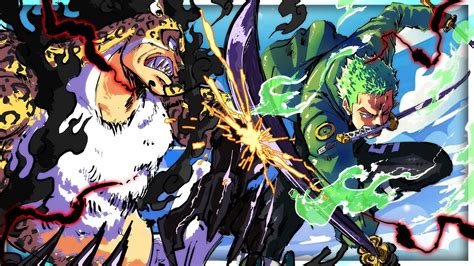 Spoilers del Capítulo 1110 de One Piece La batalla de Zoro y Lucci