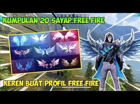 KUMPULAN 20 SAYAP FREE FIRE KEREN POLOSAN BUAT LOGO 2020 YouTube