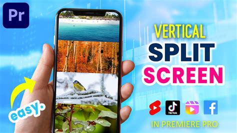 The BEST WAY To Create VERTICAL SPLIT SCREEN Videos In Premiere Pro CC
