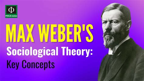 Max Weber S Sociological Theory Key Concepts YouTube