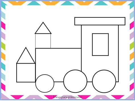 Ideas Para Preescolar Dibujos Con Figuras Geom Tricas