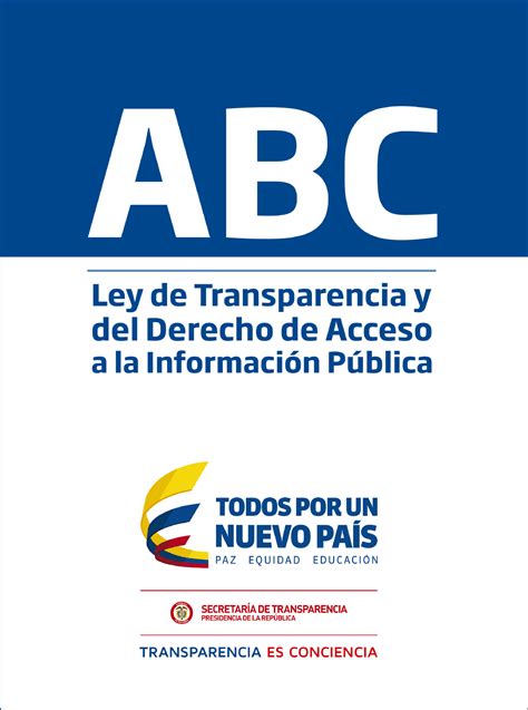 Abc Ley De Transparencia Y Del Derecho De Acceso A La Informaci N