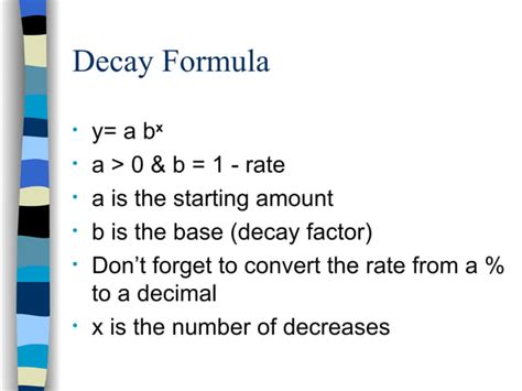 Exponential Decay Ppt