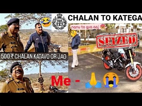 Aaj To Police Ne Pakad Liya Yarr Police Vs Bikers Angry Cops Vs