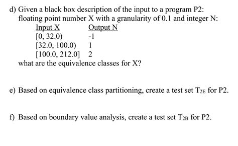solved 1 given a black box description of the input to a