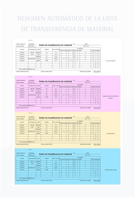 Plantillas Lista De Salida De Materiales Para Excel Gratis Y Hojas De