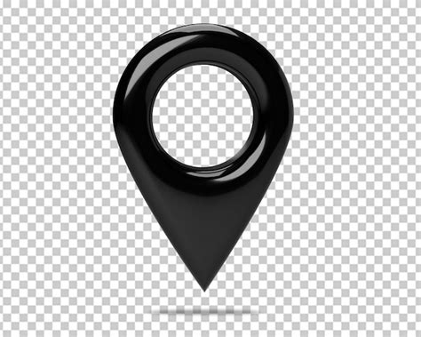 Mapa ubicación pin icono 3d Archivo PSD Premium