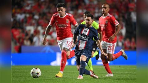 Resultado PSG empató 1 1 con Benfica en Lisboa por la Champions League