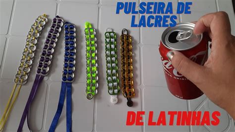 Pulseira De Lacres De Latinhas Reciclagem F Cil An Is De Latinhas