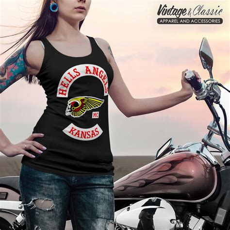 Hells Angels Mc Kansas Shirt Vintagenclassic Tee